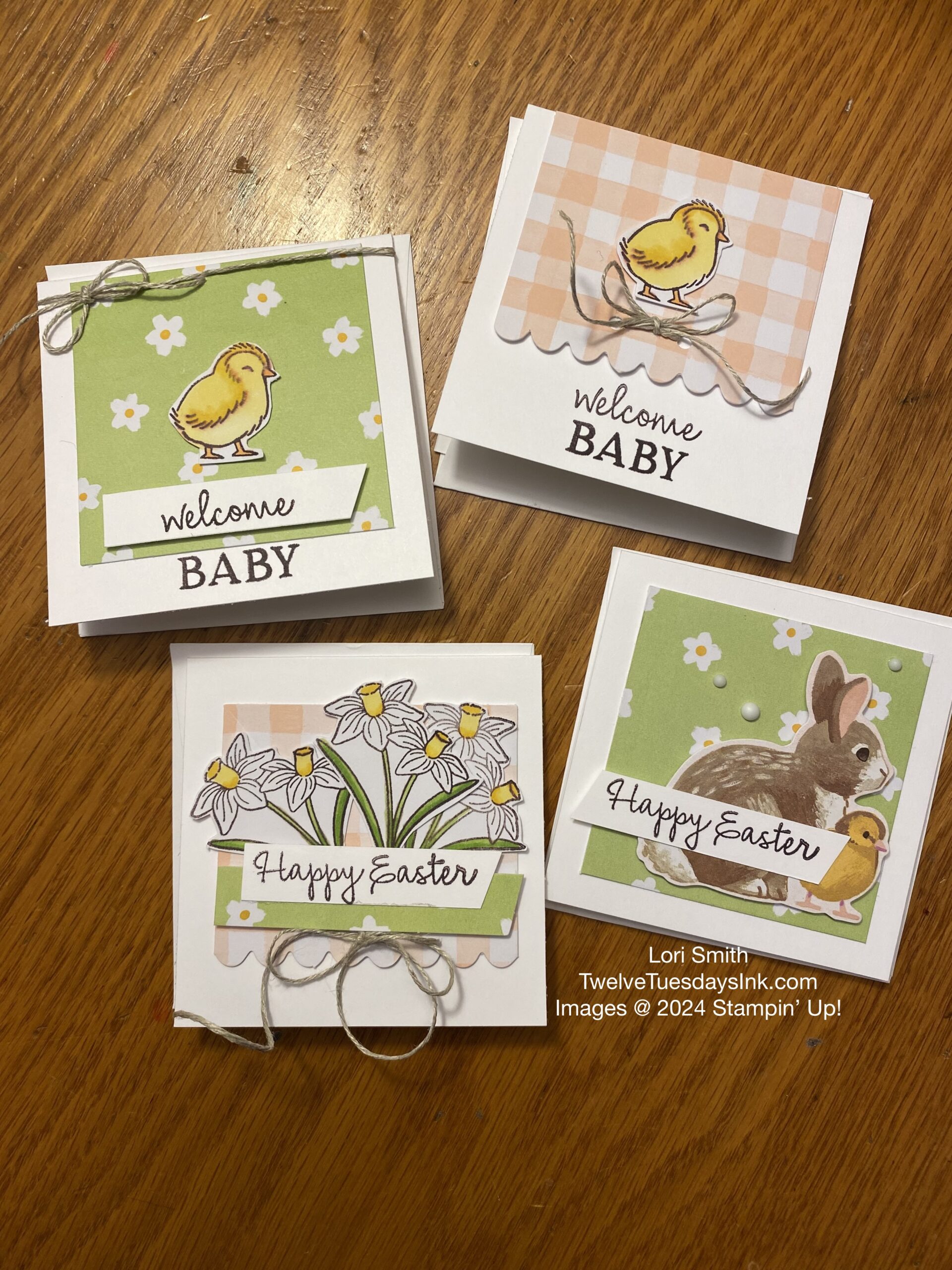 Sweet Springtime Easter Cards - Twelve Tuesdays Ink